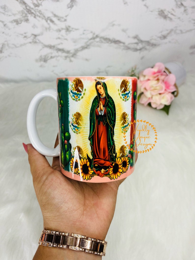 Virgen Maria Tumbler Virgen Maria Mug Matching Set Our Lady - Etsy