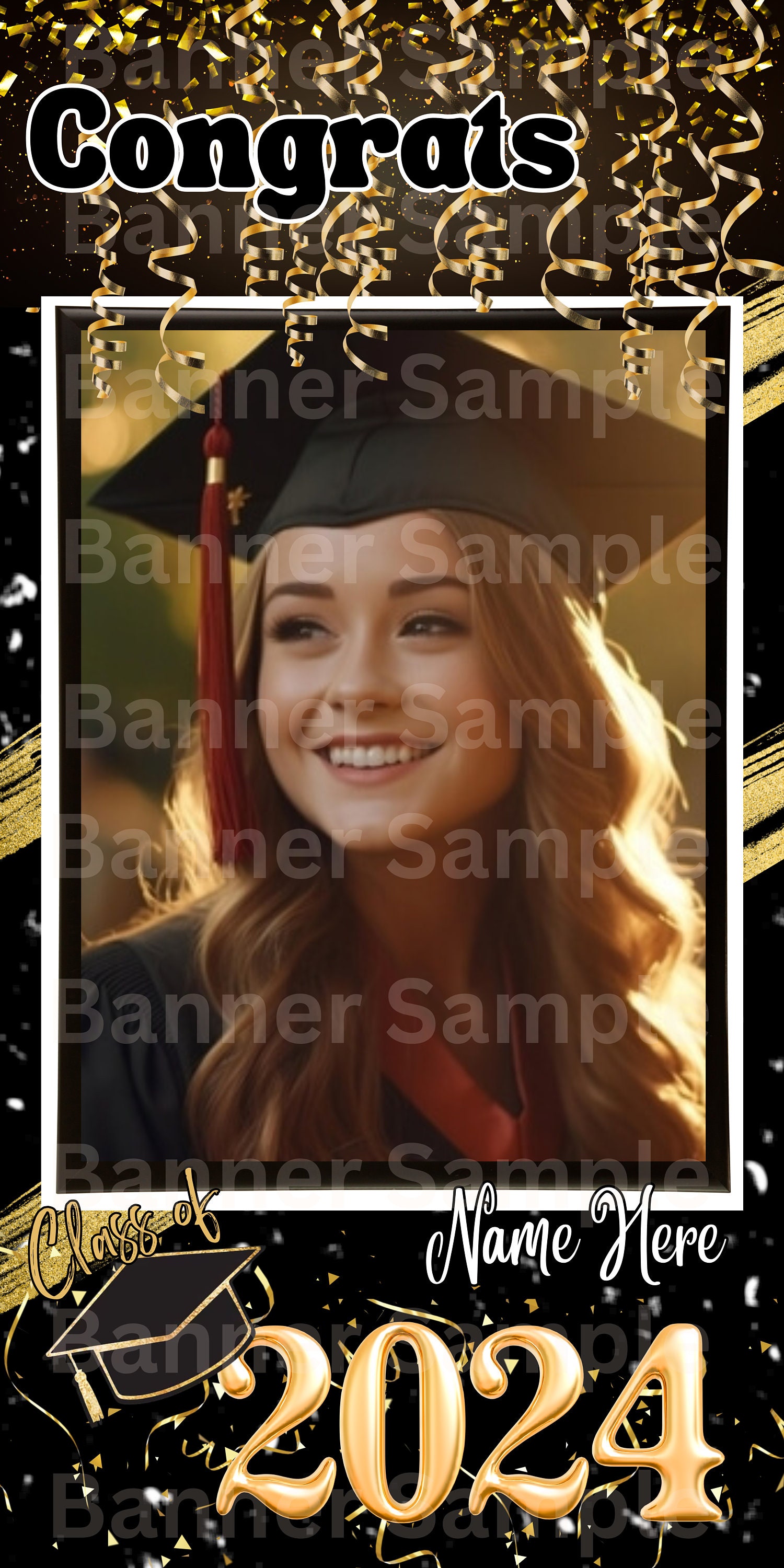 Senior Banner, Custom Banner, Senior 2024, Senior Gift, Custom Made ...