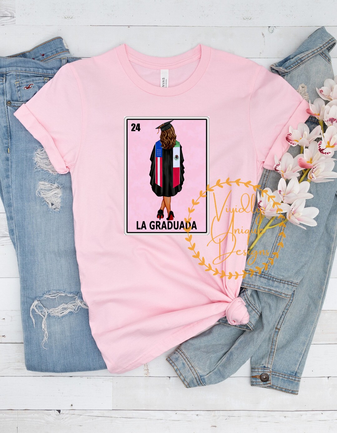 Graduation Shirt, La Graduada Shirt, Graduation Gift, Grad Mexican Gift ...