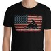 Snowmobile USA Flag Snow Sled Patriotic Snowmobiling Gift Short-sleeve ...