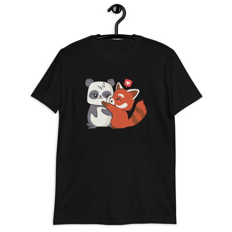 Panda Gift Costume Shirt Red Panda and Panda Love Cute Hugging Pander ...