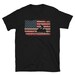 Snowmobile USA Flag Snow Sled Patriotic Snowmobiling Gift Short-sleeve ...