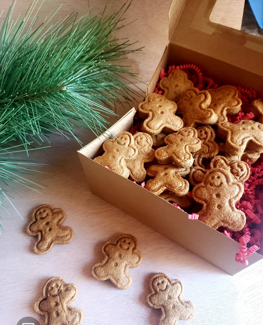 Gingerbread Dog Cookies Christmas Dog Treats Holiday Treats - Etsy