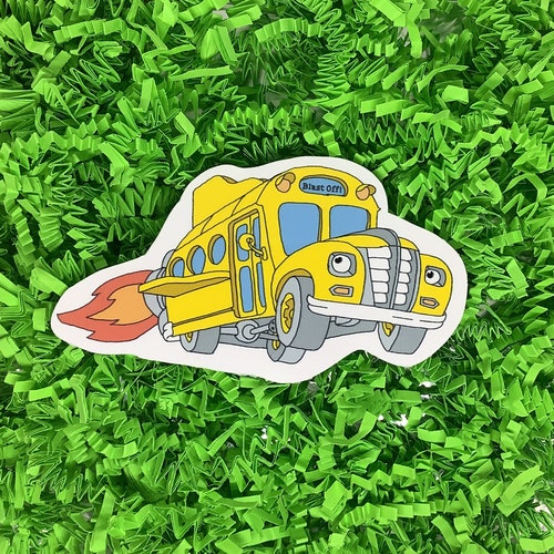 Seatbelts Everyone / Magic School Bus Inspired Die Cut - Etsy