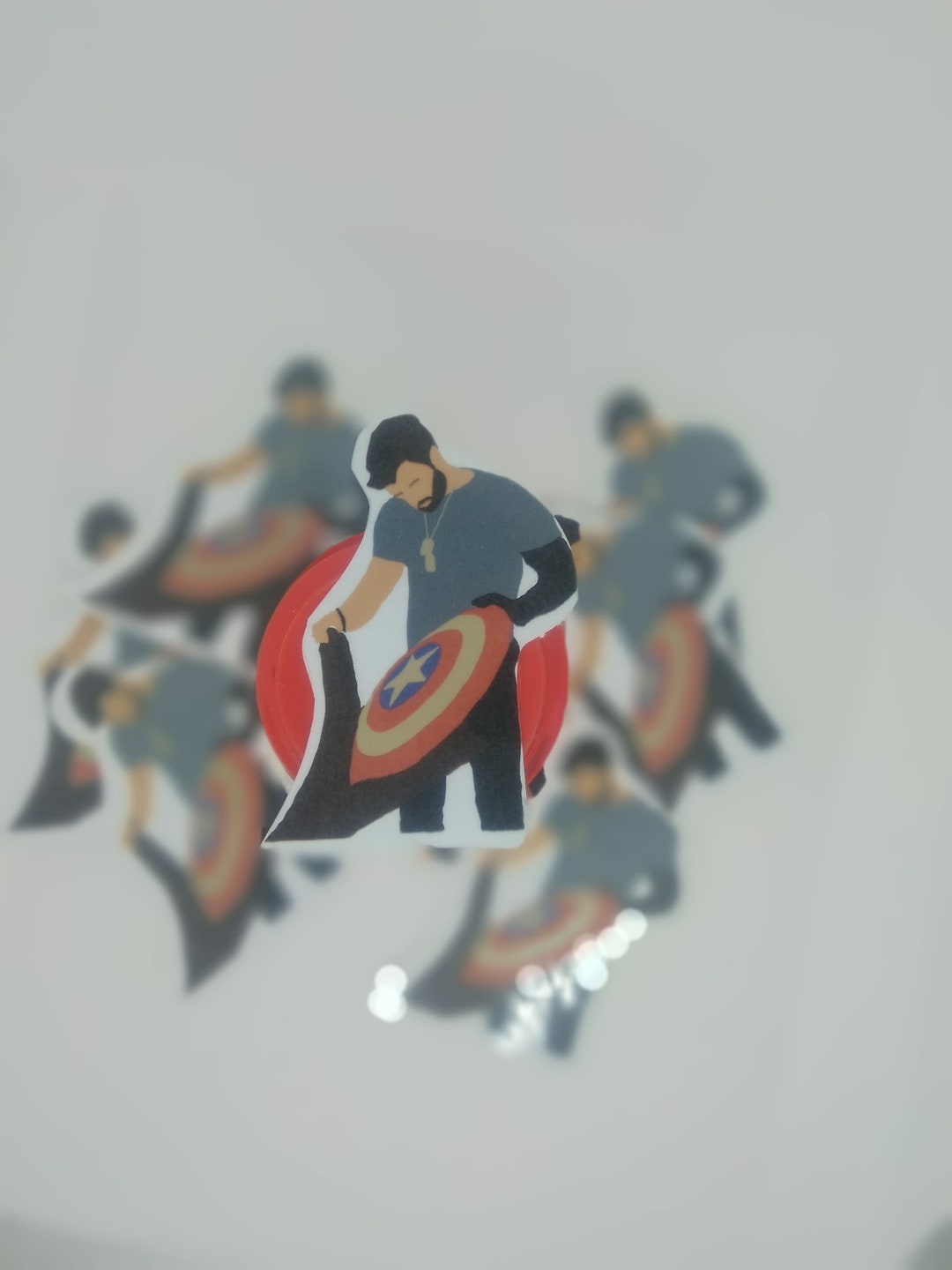 Bucky Barnes Shield Sticker - Etsy