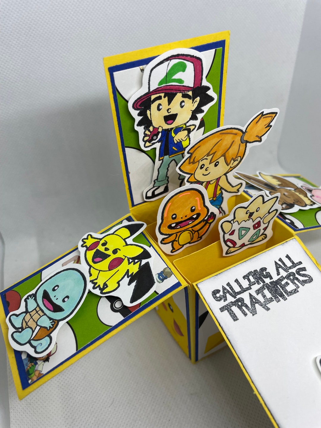 Pokémon Pop up Card - Etsy