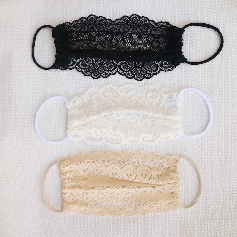 Lace Face Mask - Etsy