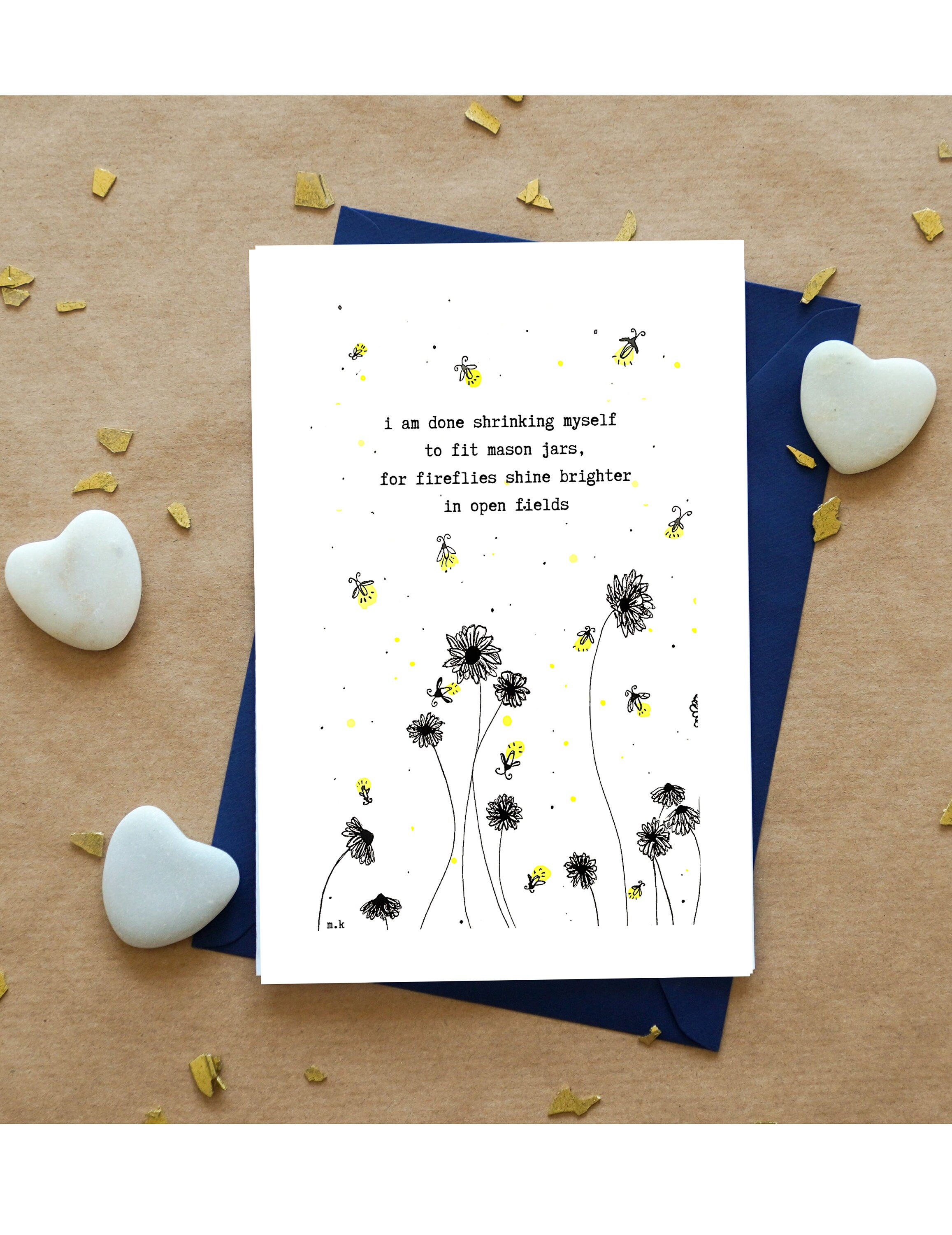 ED Recovery Quote Print / Fireflies, Eating Disorder Recovery, Poem ...