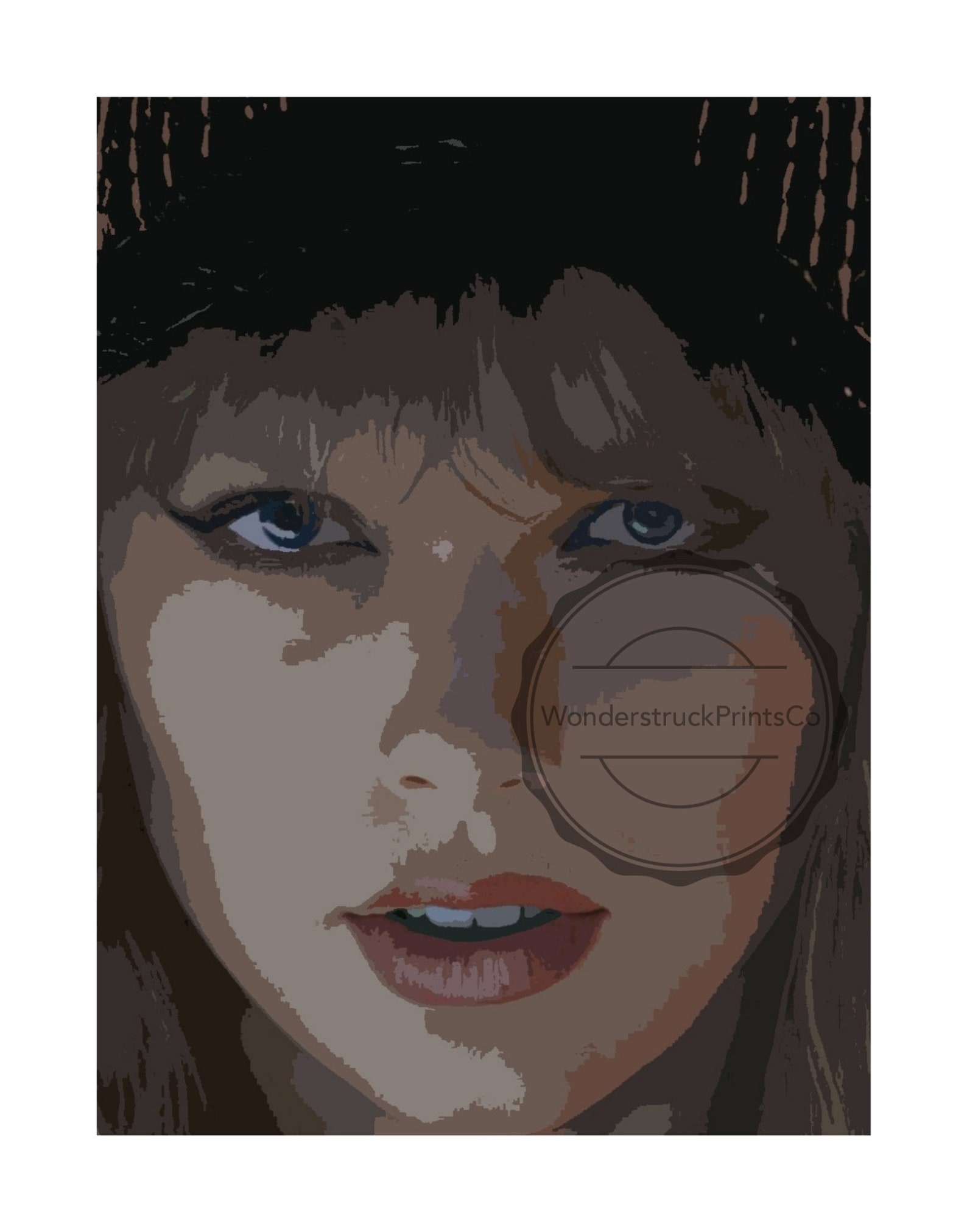 Taylor Swift Digital Art Reputation Close-up Digital Print | Etsy