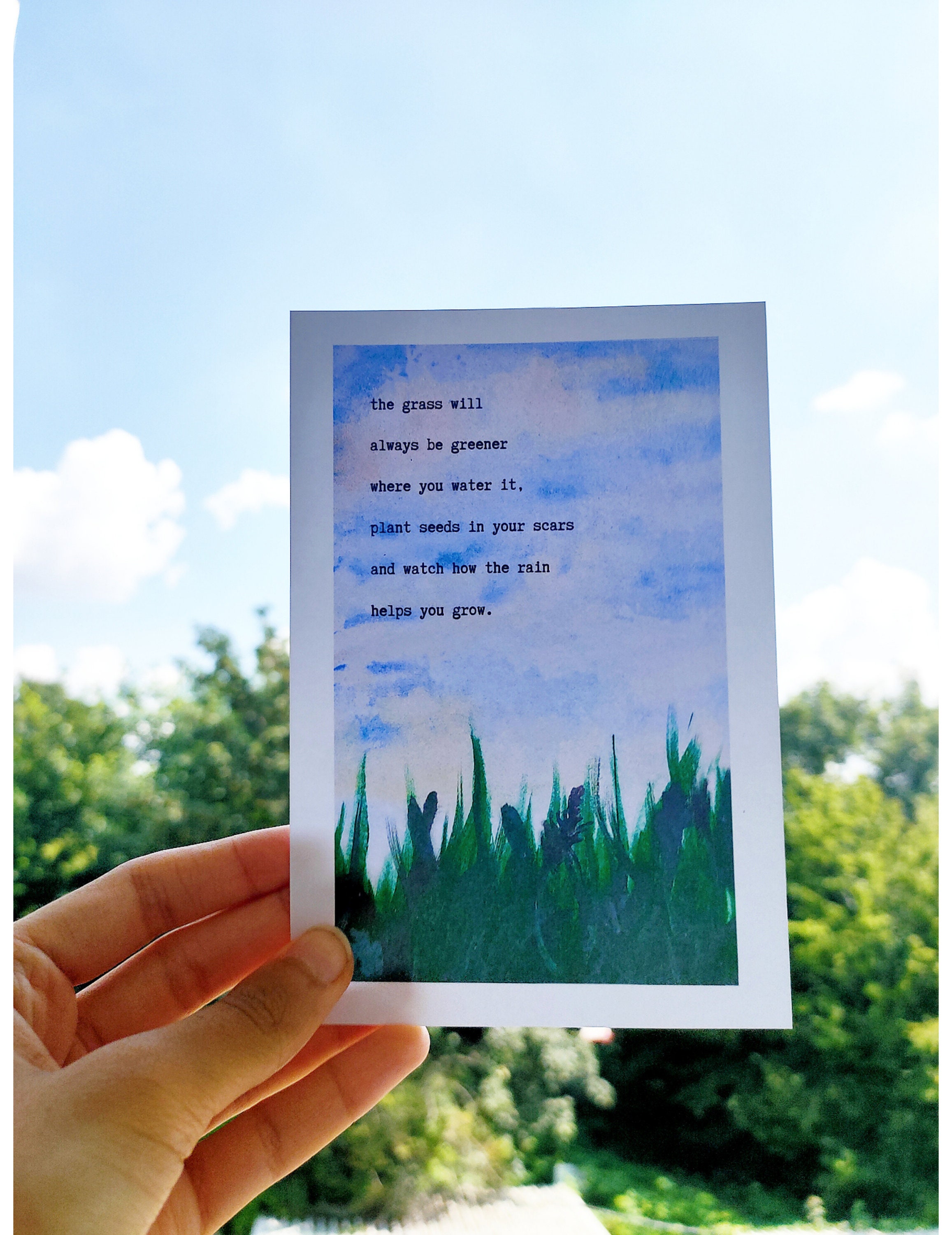 ED Recovery Quote Print Watercolour, Eating Disorder Recovery, Poem ...