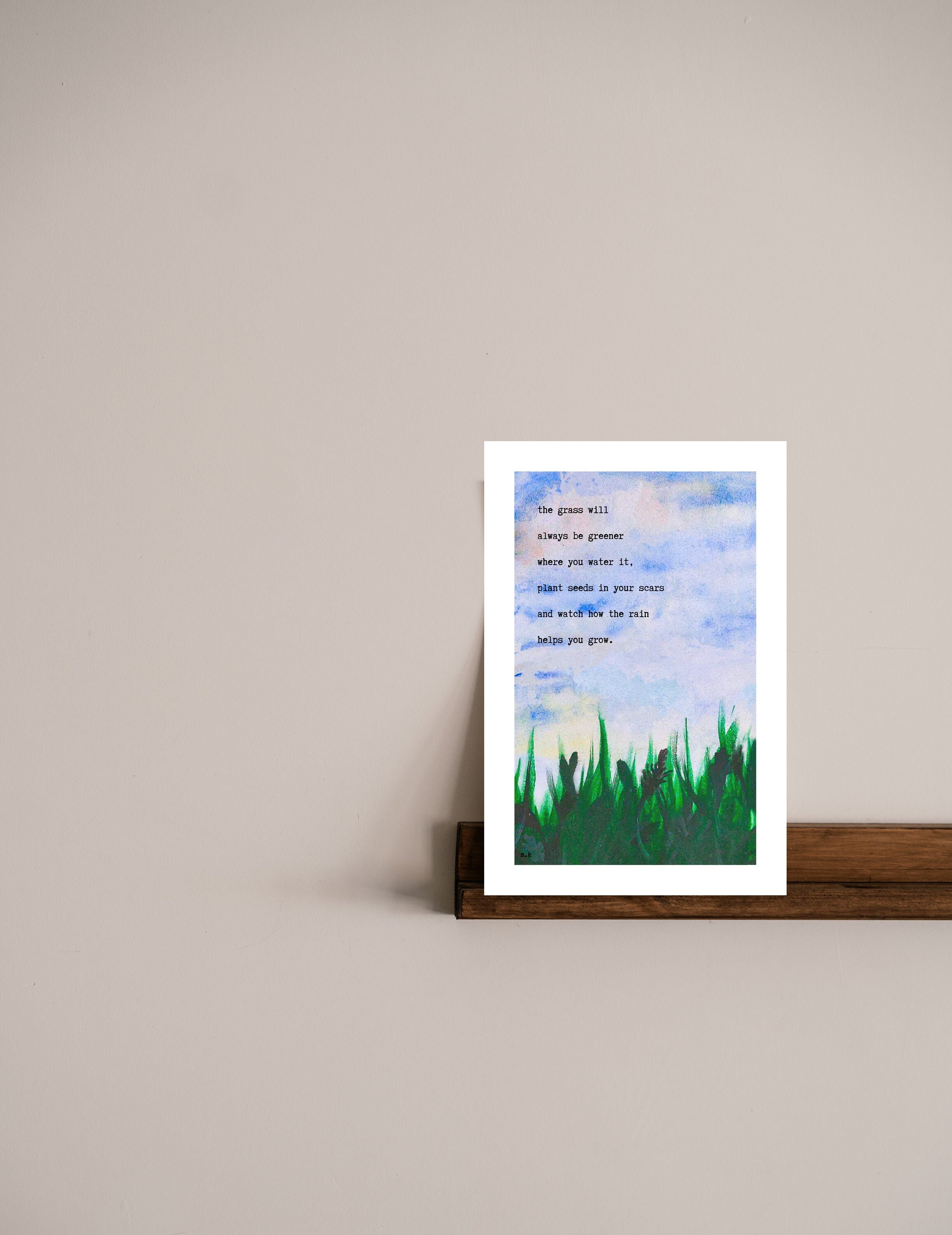 ED Recovery Quote Print Watercolour Eating Disorder - Etsy Nederland
