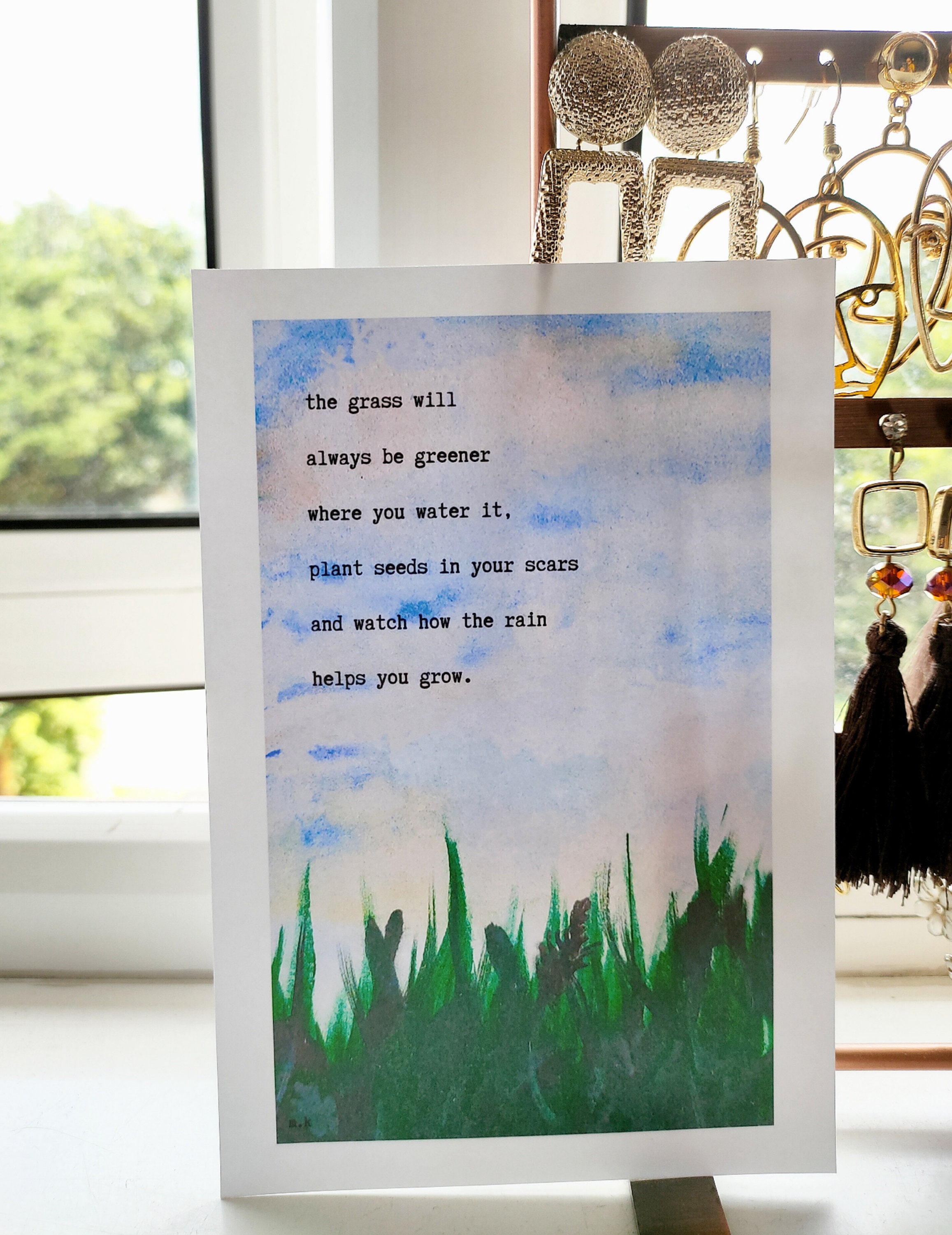 ED Recovery Quote Print Watercolour, Eating Disorder Recovery, Poem ...