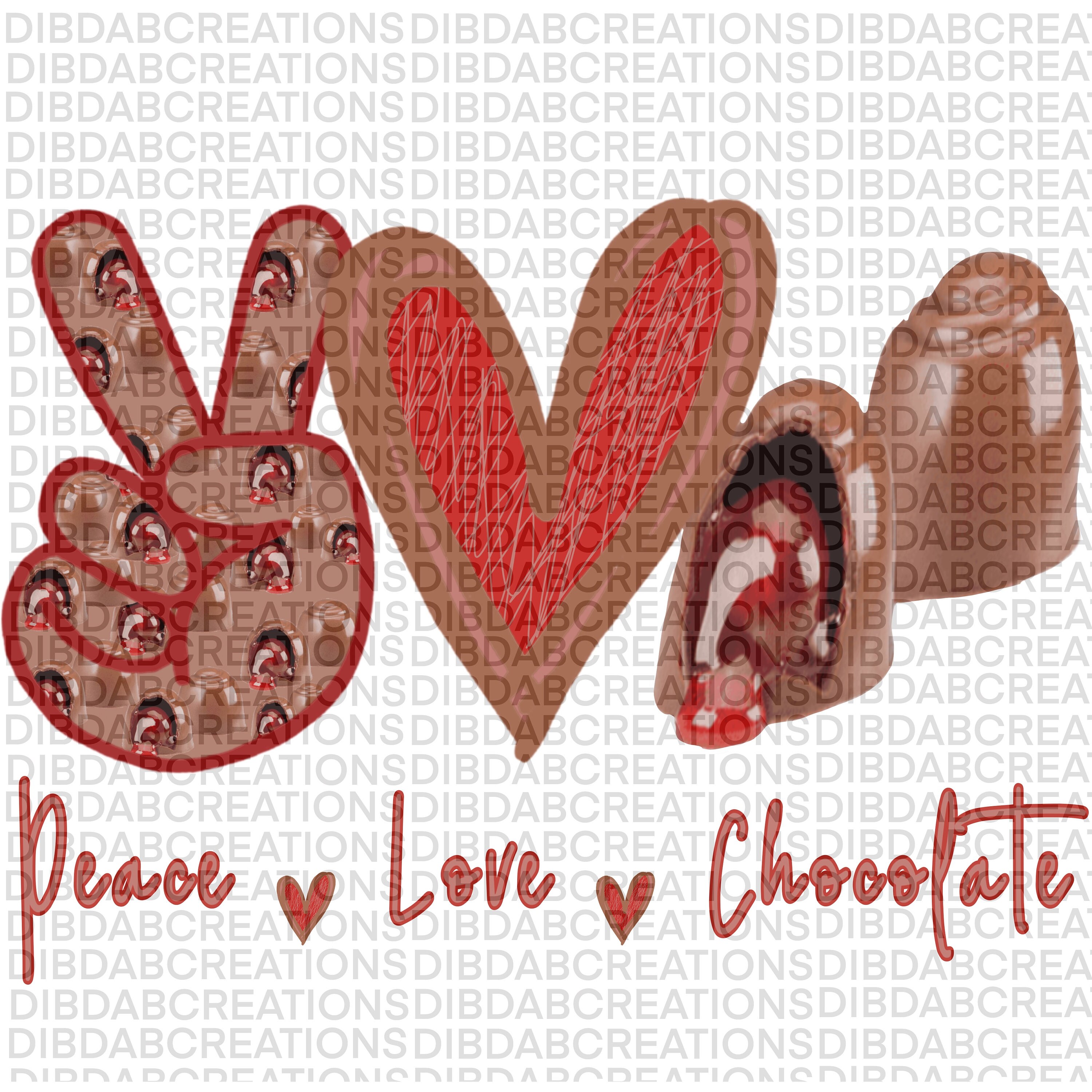 Cool Peace Love Chocolate