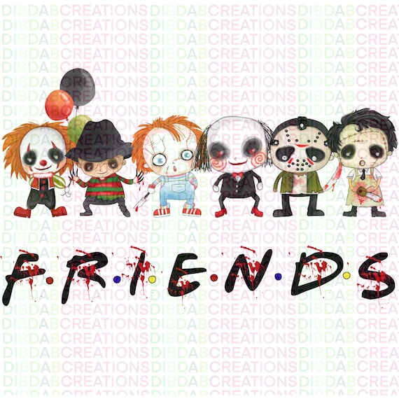 Halloween Horror Friends Png Digital Download Pennywise Png | Etsy