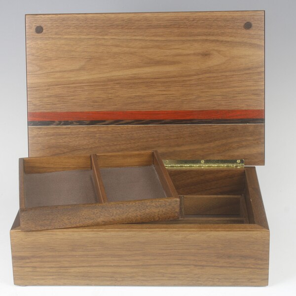 Walnut Valet Box - Etsy