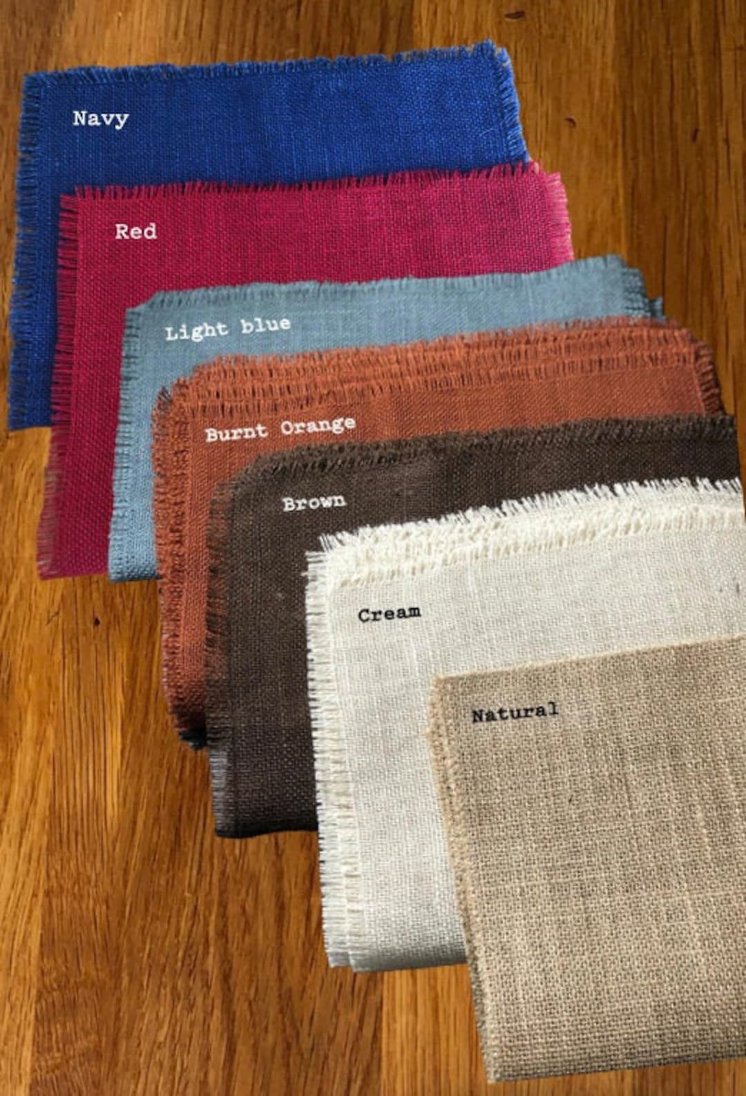 Burlap Placemats | Set of 4 | Farmhouse Decor | Wedding Decor ...
