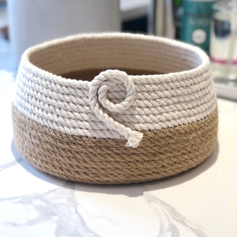 Fabric Rope Basket - Etsy