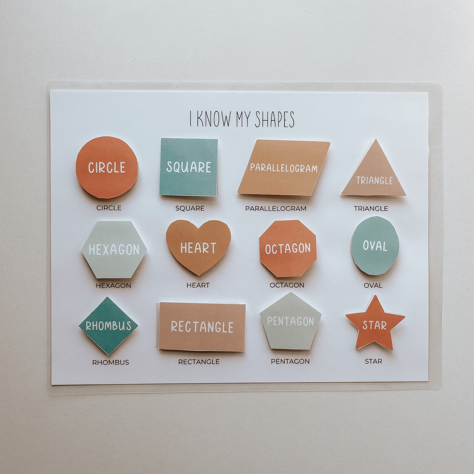 Shape Sorting Preschool Activity Sheet Shape Matching | Etsy