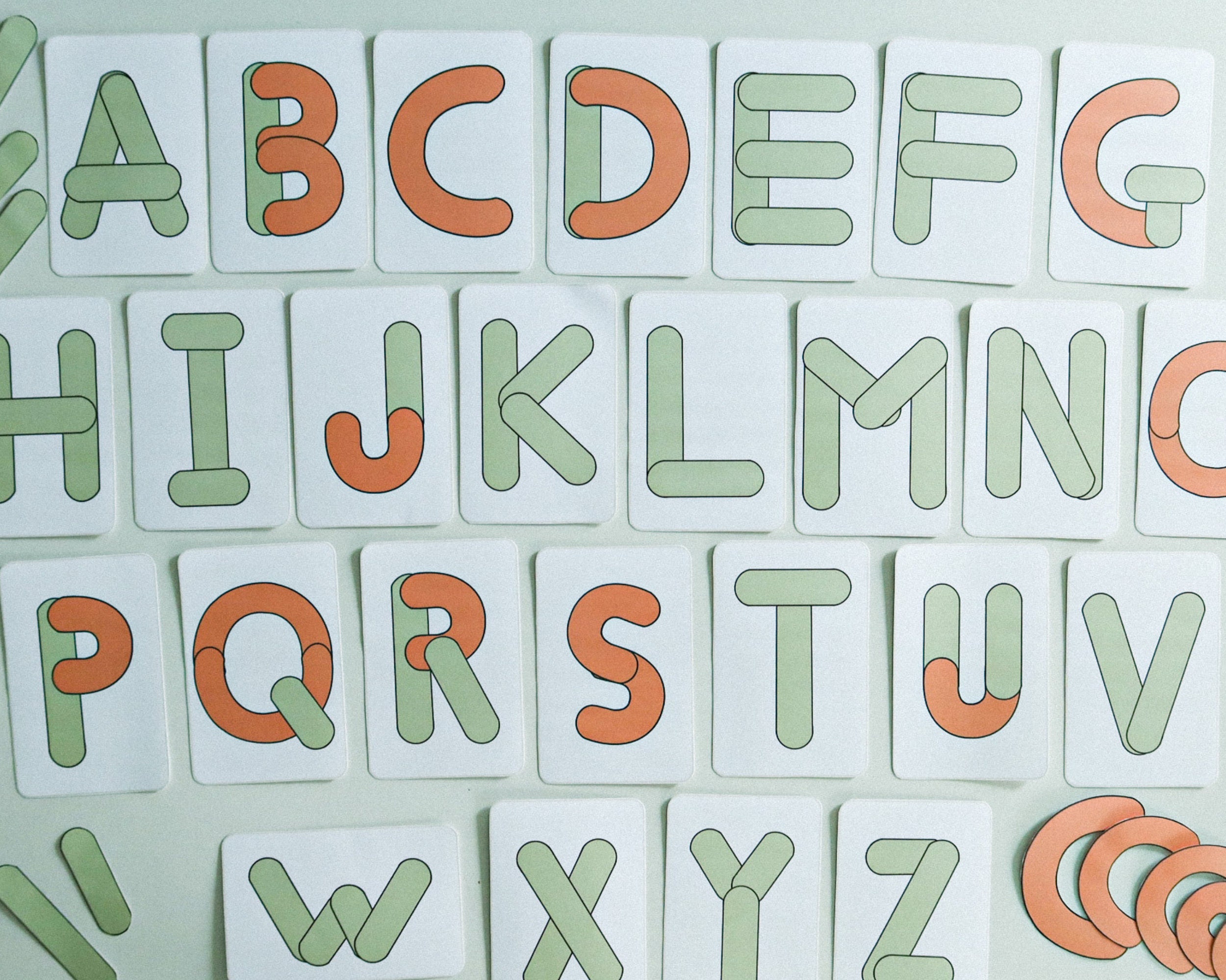 Letter Building Preschool Activity Preschool Printable - Etsy