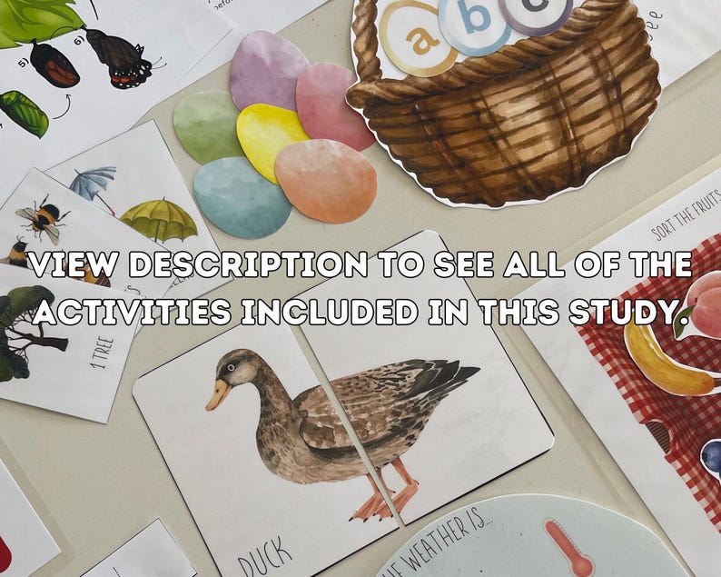 Spring Pre-k and Kindergarten Activity Bundle: Homeschool Curriculum ...
