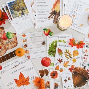 Autumn Preschool Unit Study | Fall Pre-k Printable Curriculum, Autumn ...