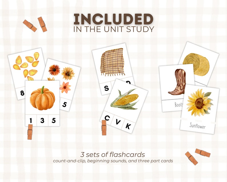 Autumn Preschool Unit Study | Fall Pre-k Printable Curriculum, Autumn ...