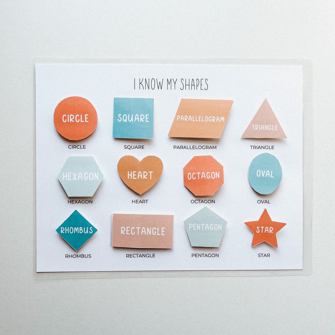 Shape Sorting Preschool Activity Sheet | Shape Matching Activity, Busy ...