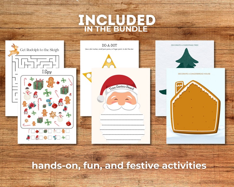 Christmas Preschool Activity Pack: Holiday Learning (digital Download ...