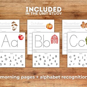 Autumn Preschool Unit Study | Fall Pre-k Printable Curriculum, Autumn ...