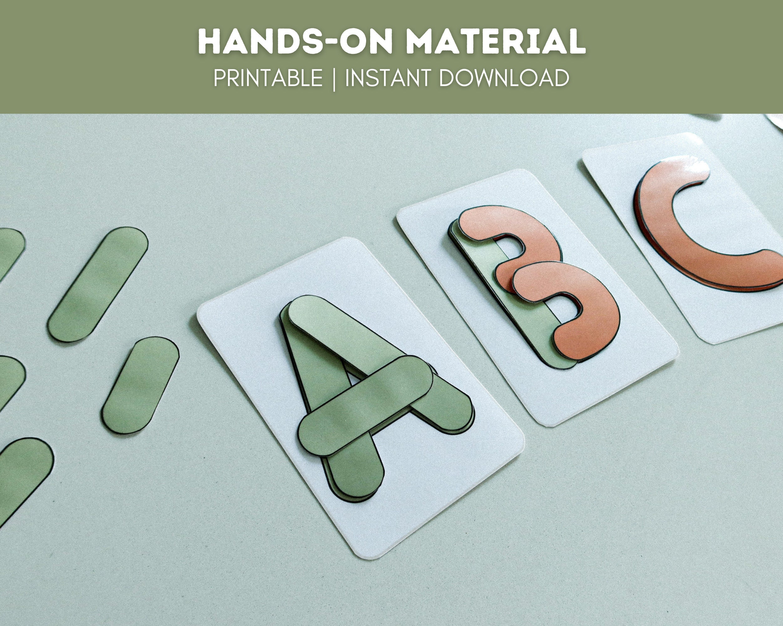 Letter Building Preschool Activity Preschool Printable - Etsy