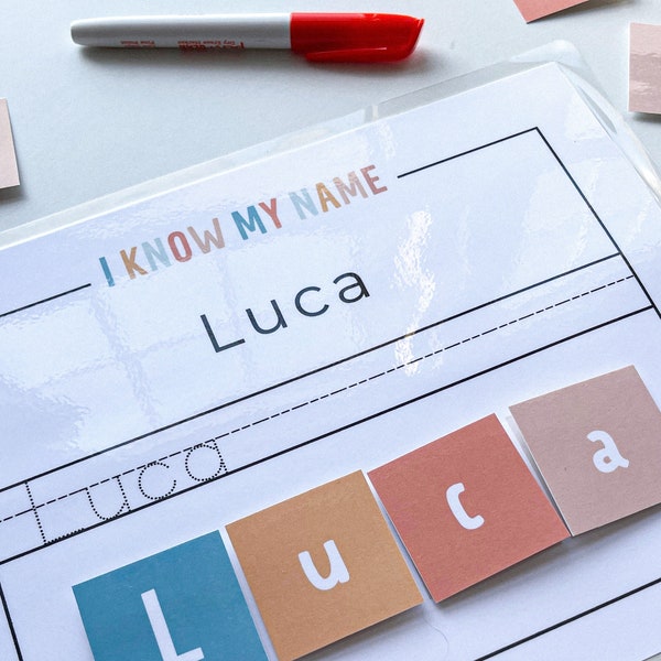 My Name Preschool - Etsy