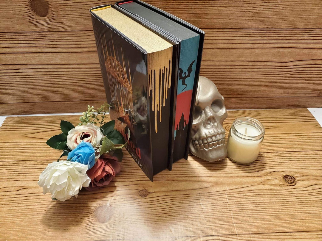 Gilded and Cursed With Stenciled Edges - Etsy