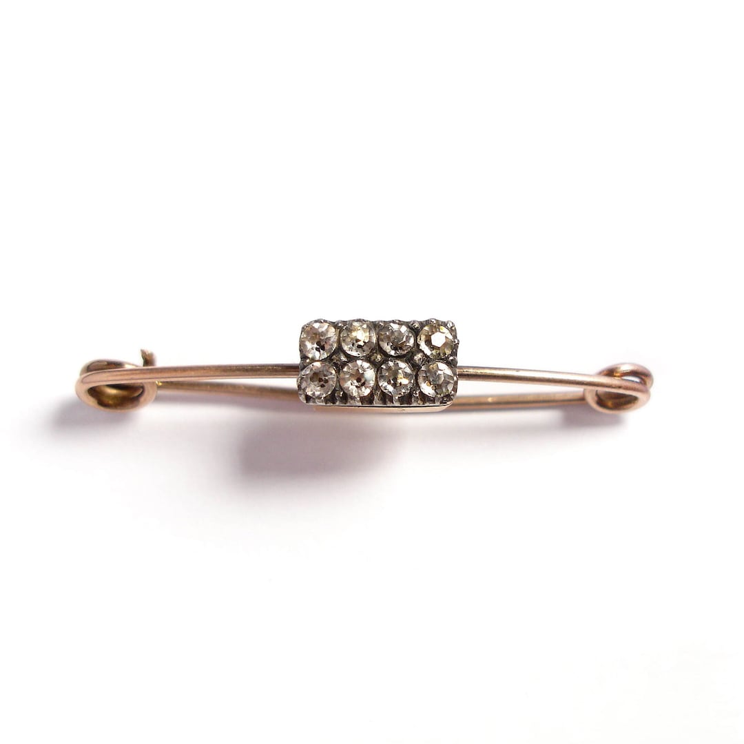 Antique Georgian 9ct Gold Lace Pin Brooch - Etsy