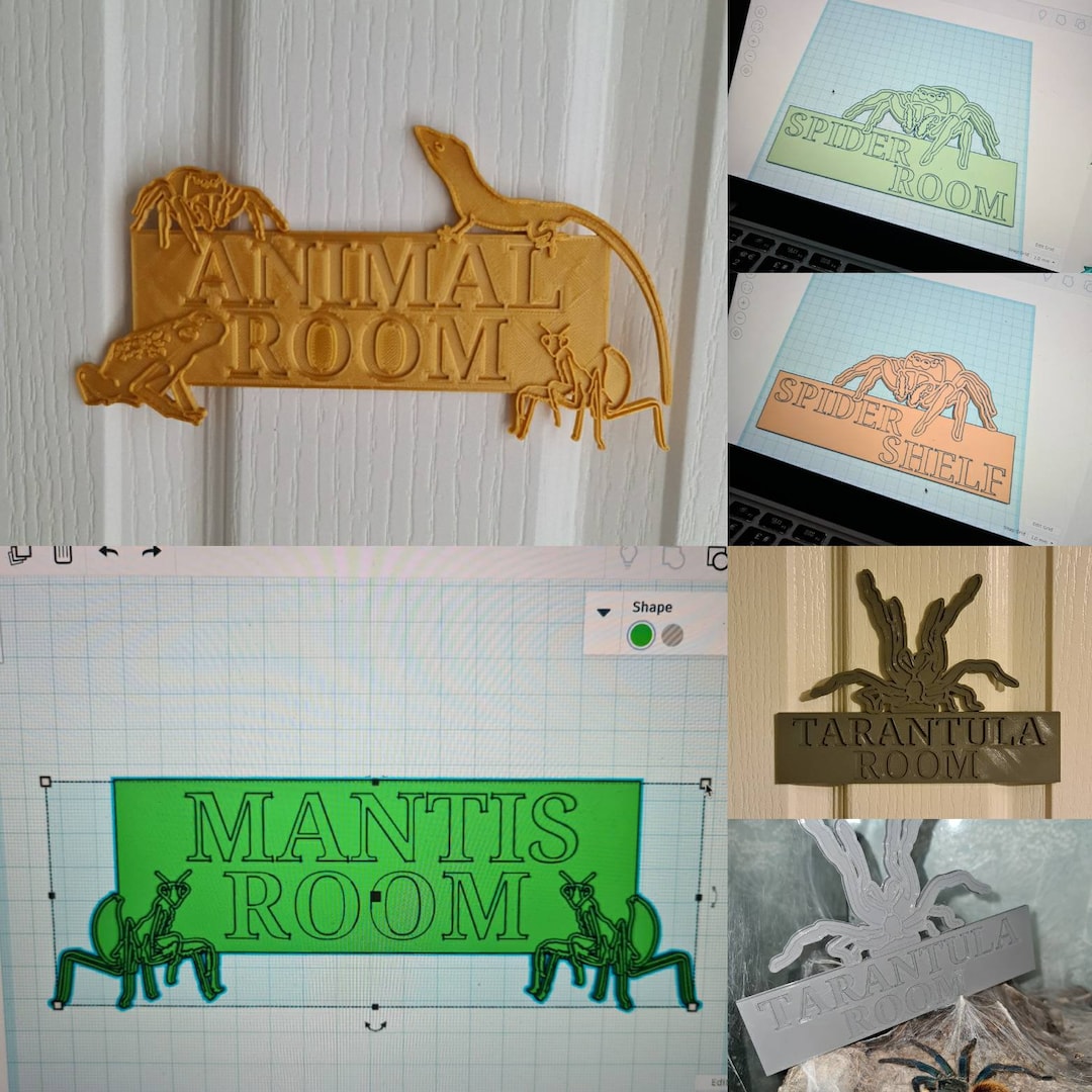 Custom Animal Room Door Sign Xxread Descriptionxx - Etsy