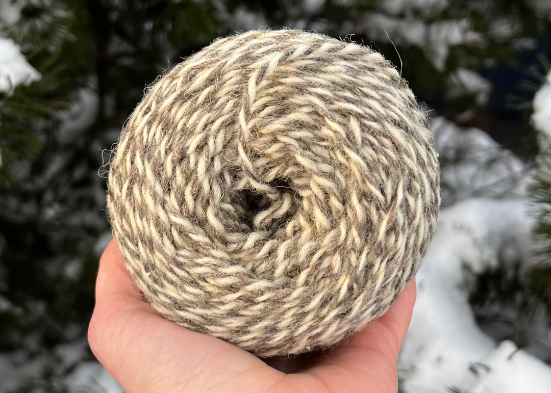 Sheep Wool Yarn, 100% Sheep Wool, 100g Roll, Skein, Striped Color, Knit ...