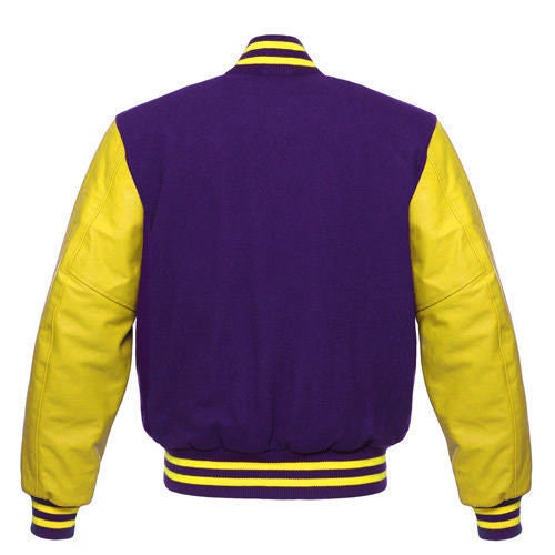 WARRIOR Purple Wool Varsity Letterman Bomber Baseball Jacket - Etsy UK