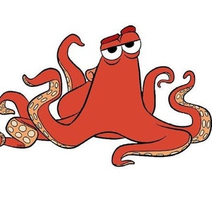 Hank Octopus Digital STL Cookie Cutter File (from the Movie Finding ...