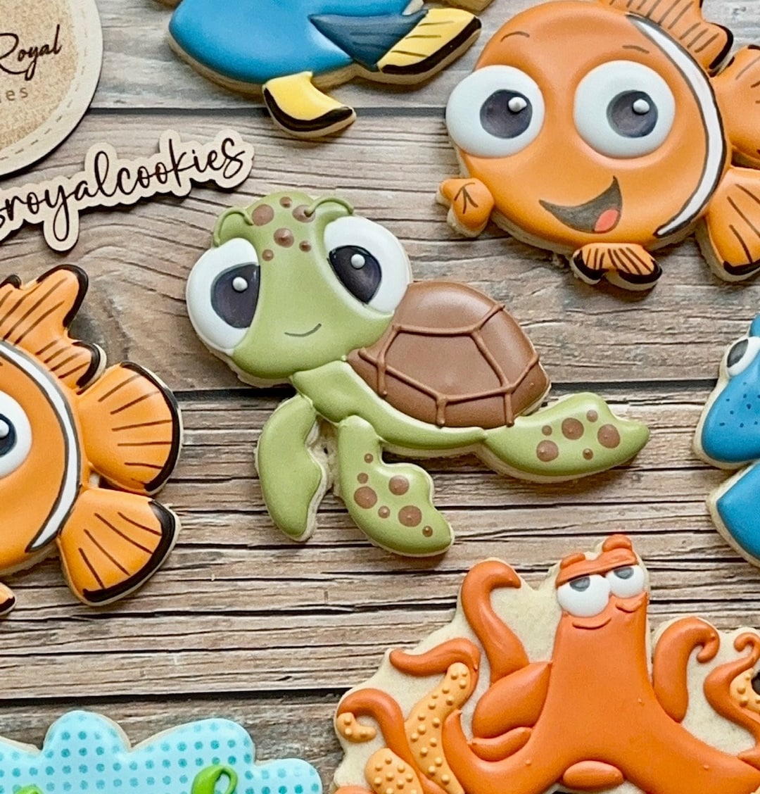 Squirt Turtle Digital STL Cookie Cutter File - Nemo - Finding Nemo - Etsy
