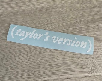 Taylor’s Version Decal - Etsy