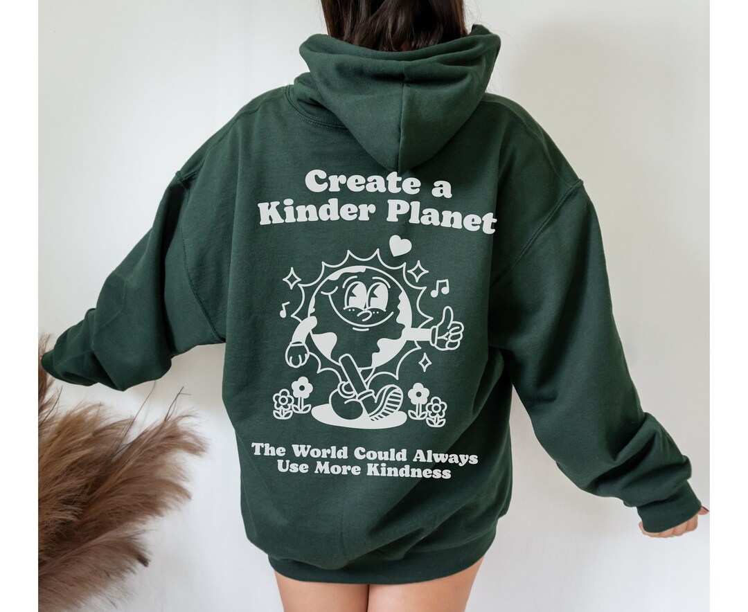 Oversized Earth Day Aesthetic Create A Kinder Planet Preppy Streetwear ...