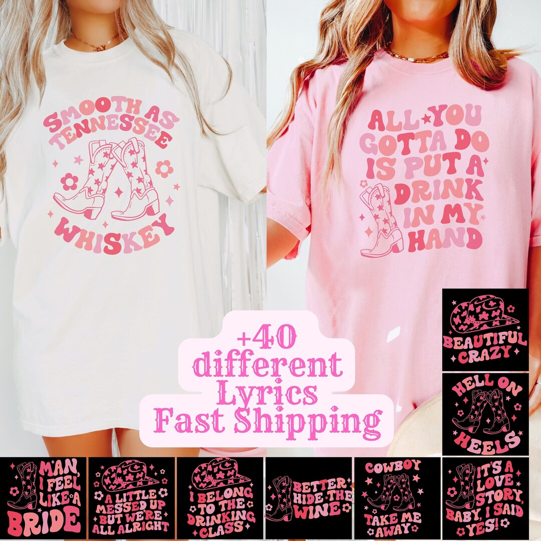 Nashville Bachelorette Party Girls Trip 2024 Shirts, Austin Western ...