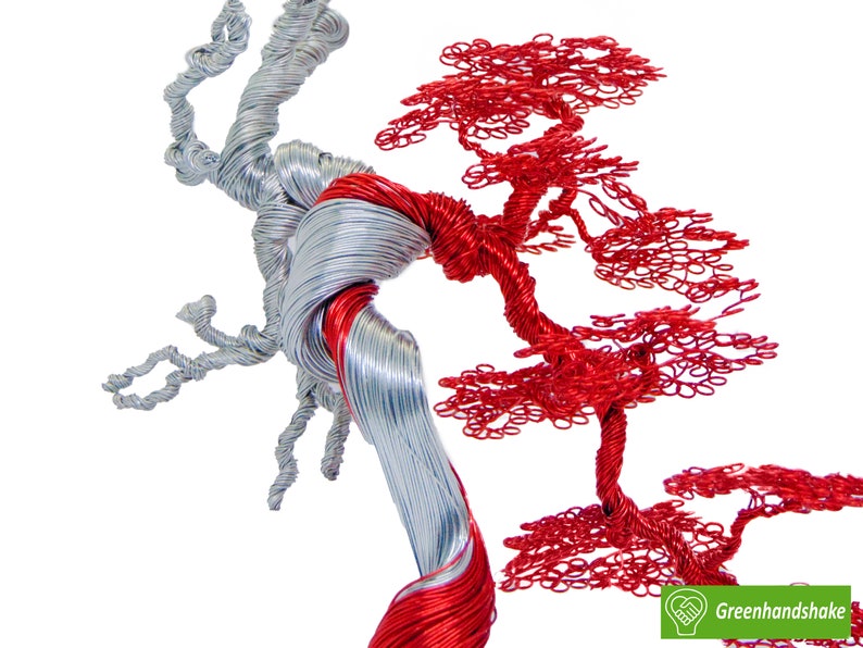 Copper Wire Bonsai Tree Sculpture: Handmade Home Decor (8 Inches) - Etsy