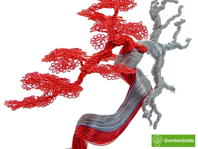 Copper Wire Bonsai Tree Sculpture: Handmade Home Decor (8 Inches) - Etsy