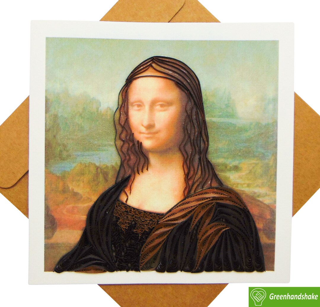 Leonardo Da Vinci's Portrait of Mona Lisa (1503-1506) Quilling Art ...