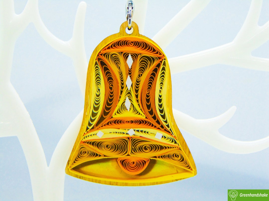 Jingle Bell, Quilling Ornaments Collection, Home Decorations Holiday ...