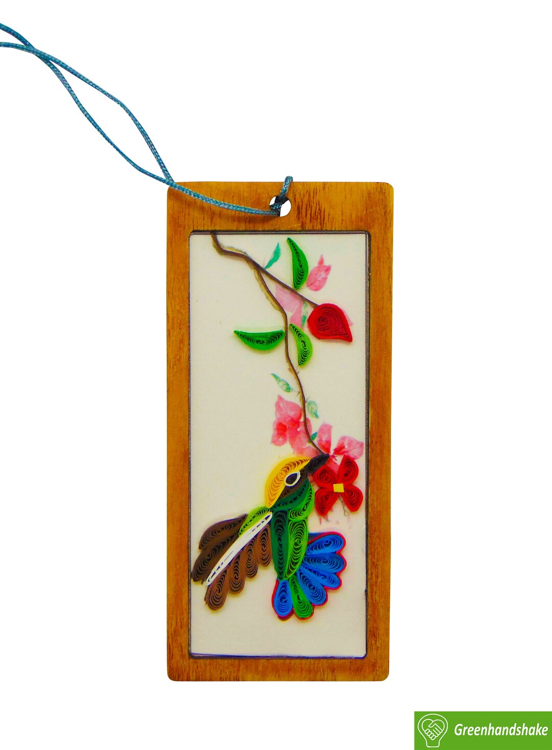 Colorful Hummingbird,unique Quilling Bookmark,gift for Book Lovers ...