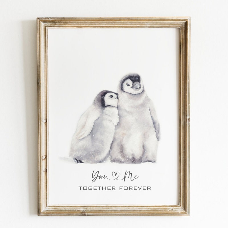 Penguin Love - Etsy