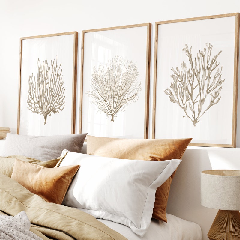 Sepia Tropical Wall Art - Etsy UK