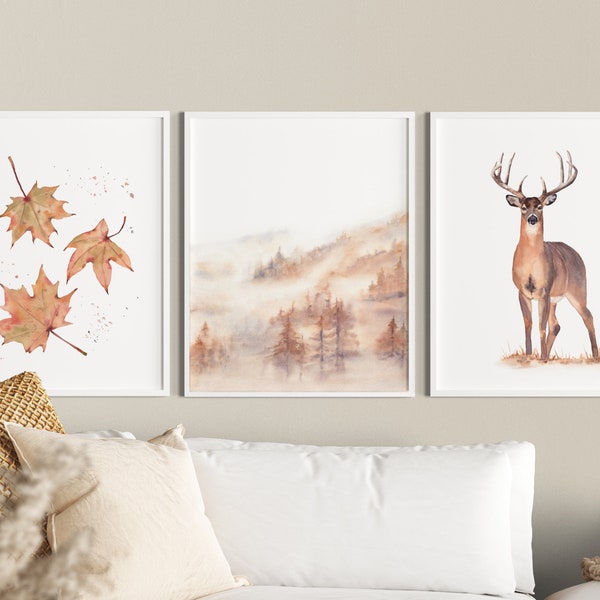 Fall Prints Set of 3 - Etsy