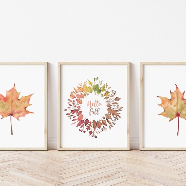 Maple Leaf Print - Etsy